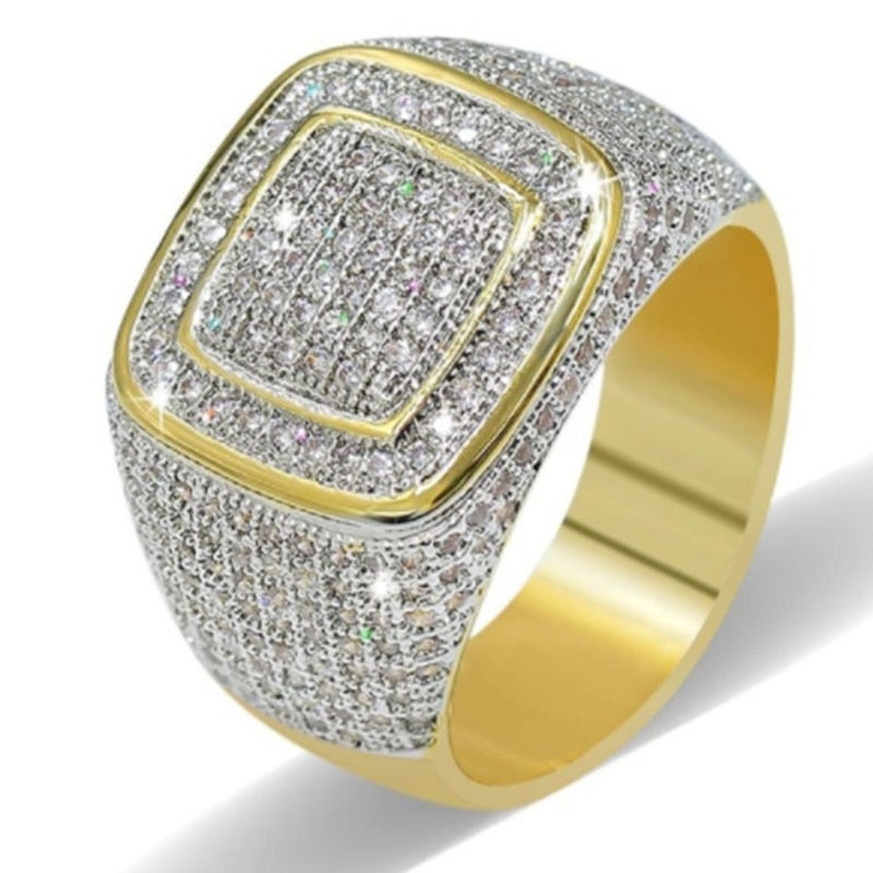 Geometric Tension-Set Bridal Ring Set – Unisex | Buy Now – Crystal ...